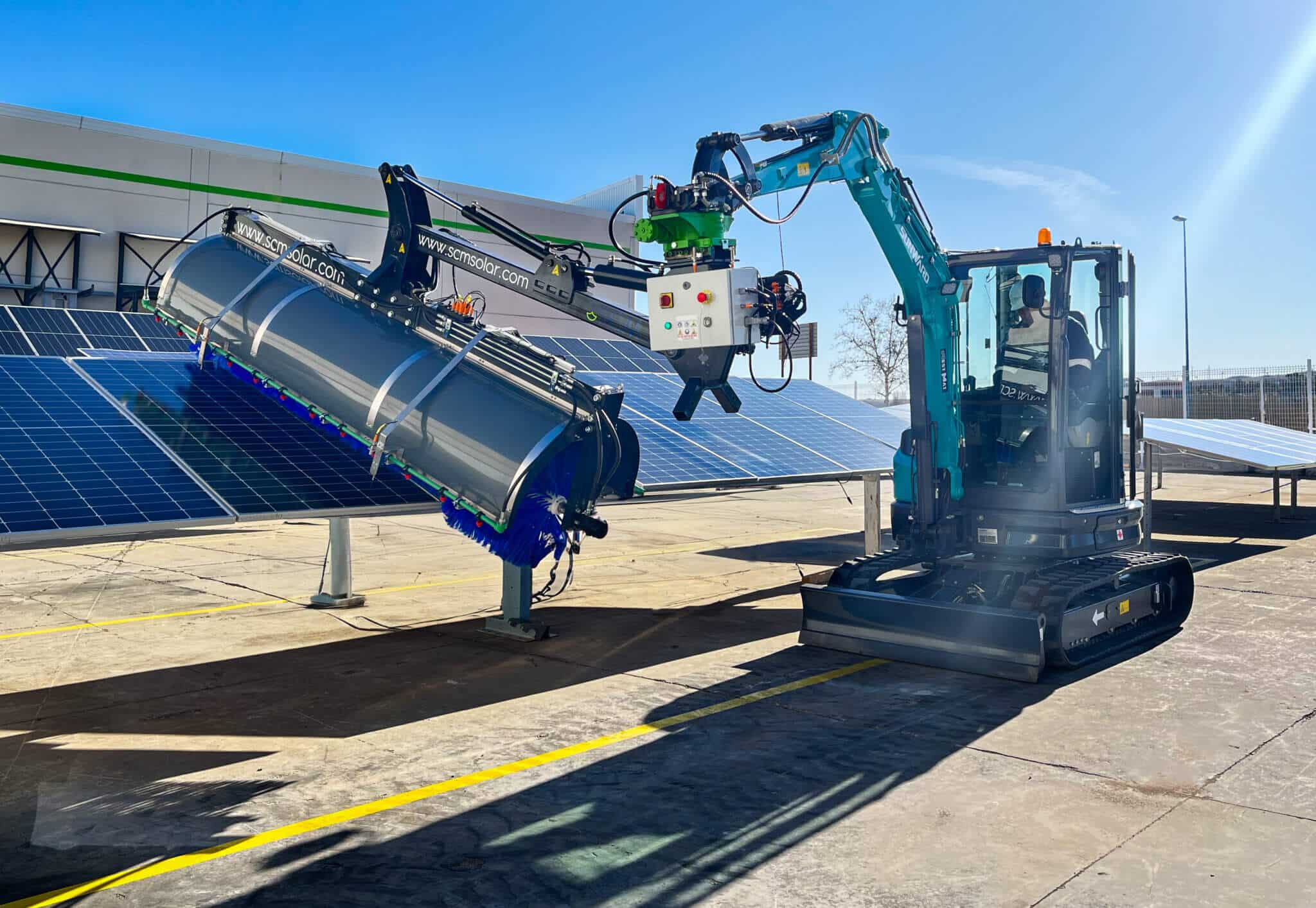 Solar panels cleaning equipment | SCM Solar - Products