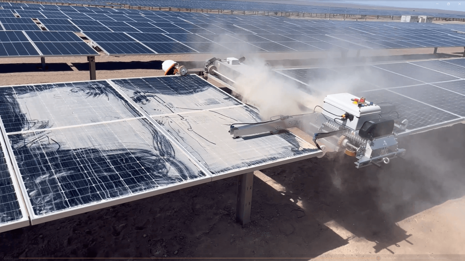 Solar panel cleaning robot | S2 - SCM Solar