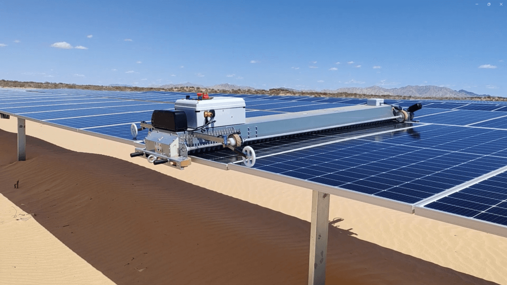 Solar panel cleaning robot | S2 - SCM Solar